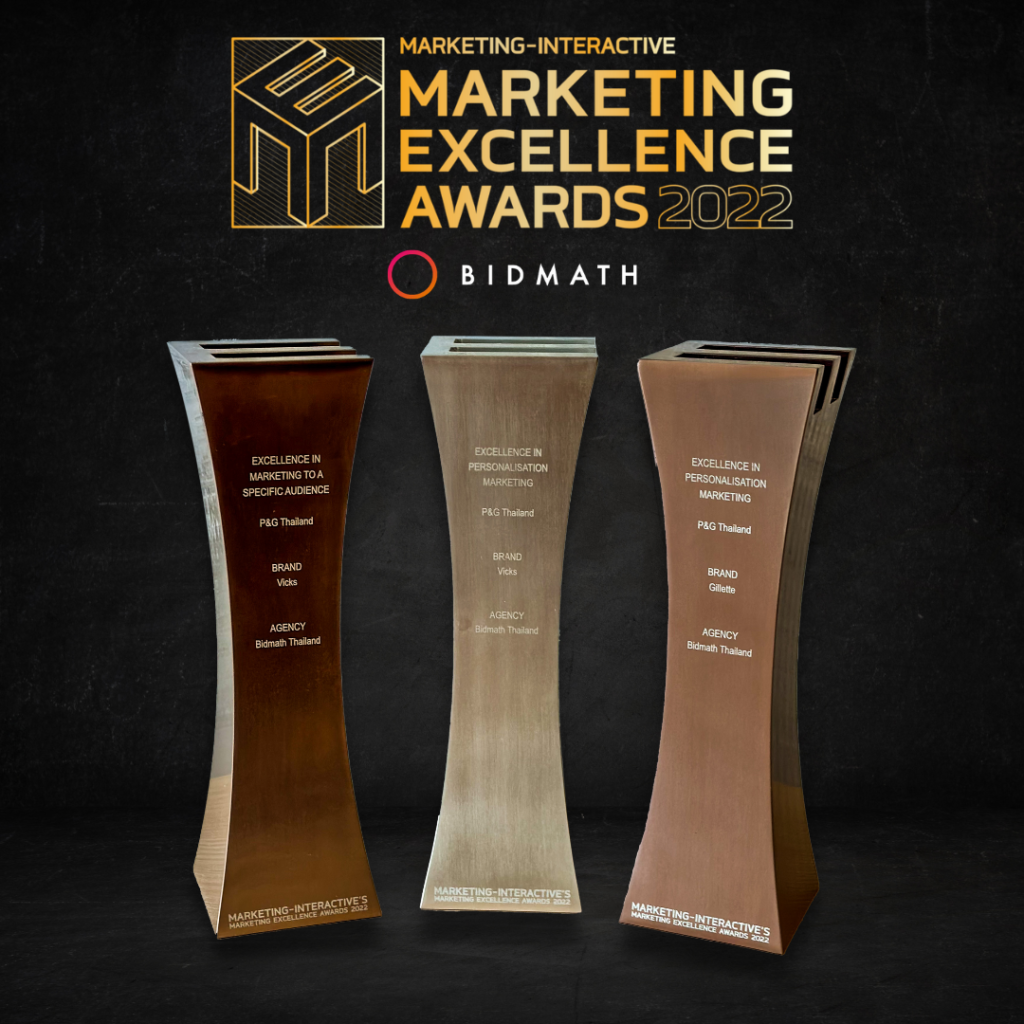 Bidmath wins multiple awards from the 2022 Marketing Excellence Awards - BIDMATH